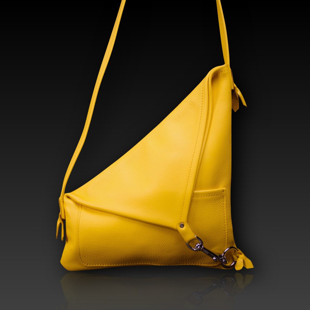 Medium Triangle Bag – KT Leather Designs